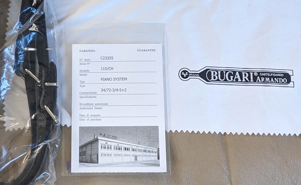 Bugari 115/CH Championfisa 34/72 Accordion